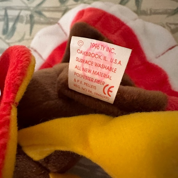 Toys | Ty Beanie Baby Gobbles The Turkey 1996 Rare And Retired | Poshmark